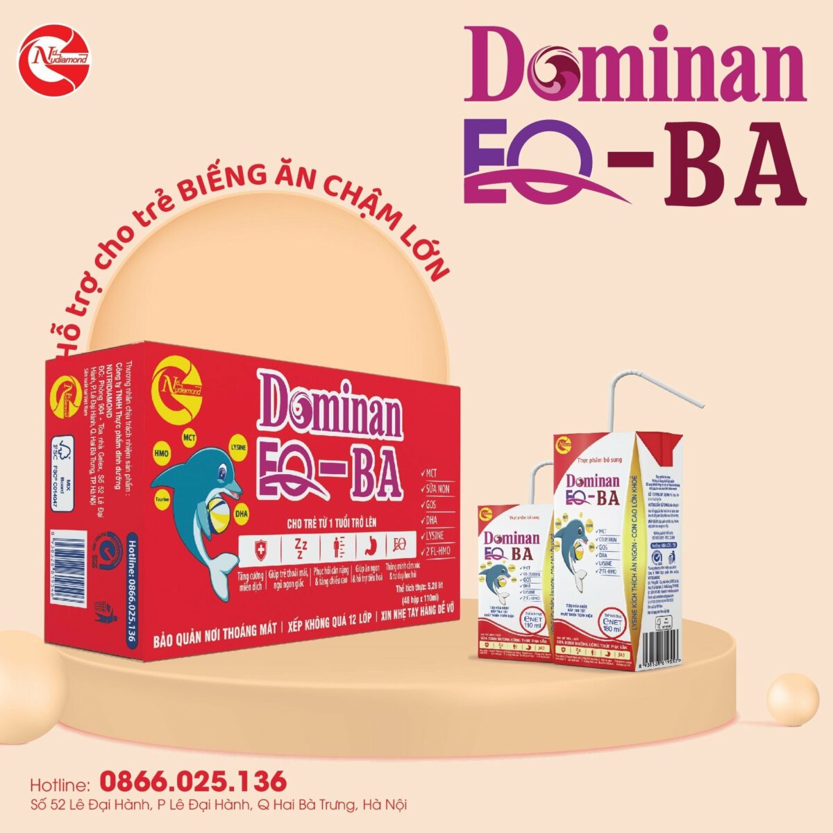 Dominan EQ – NUTRIDIAMOND – Vietnamese company – Global brand